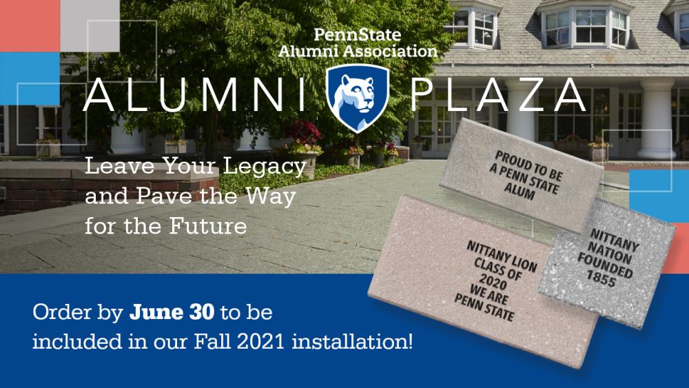 Penn Staters can still purchase Alumni Plaza pavers for fall ...