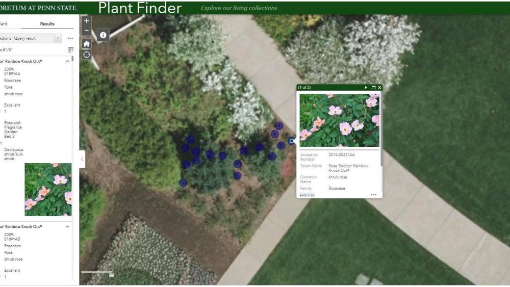 The Arboretum at Penn State launches new interactive Plant Finder map ...