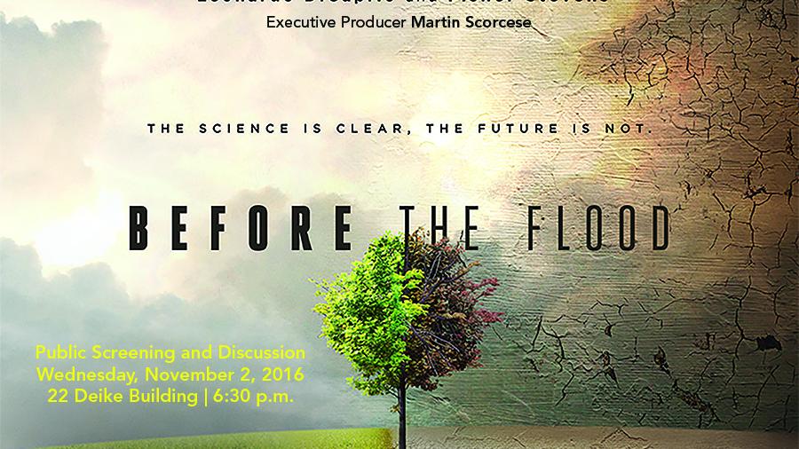 Screening, discussion of climate change film ‘Before the Flood’ set for ...