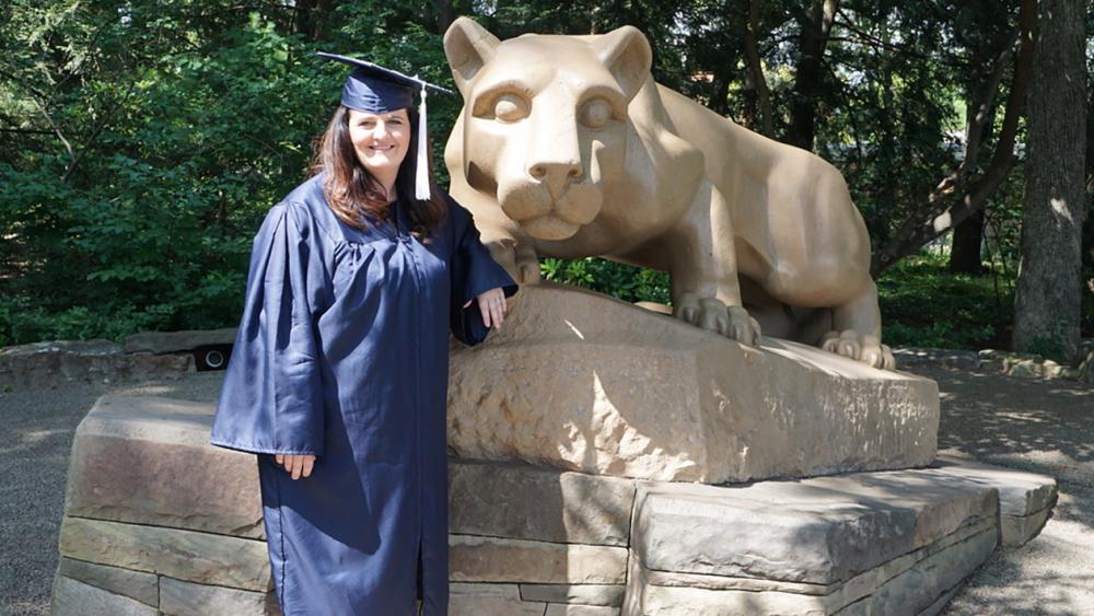 World Campus student drives 13 hours to walk at graduation | Penn State ...