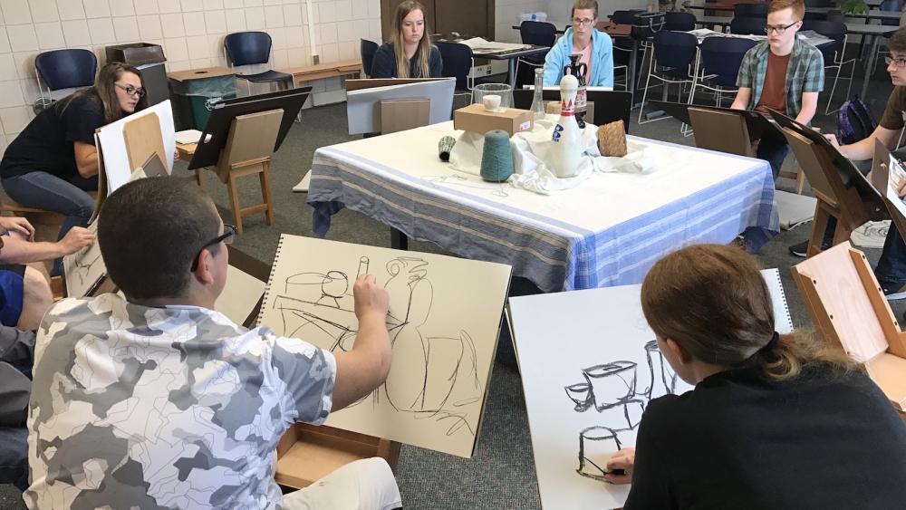 Penn State Beaver drawing class teaches students 'how to see' | Penn ...