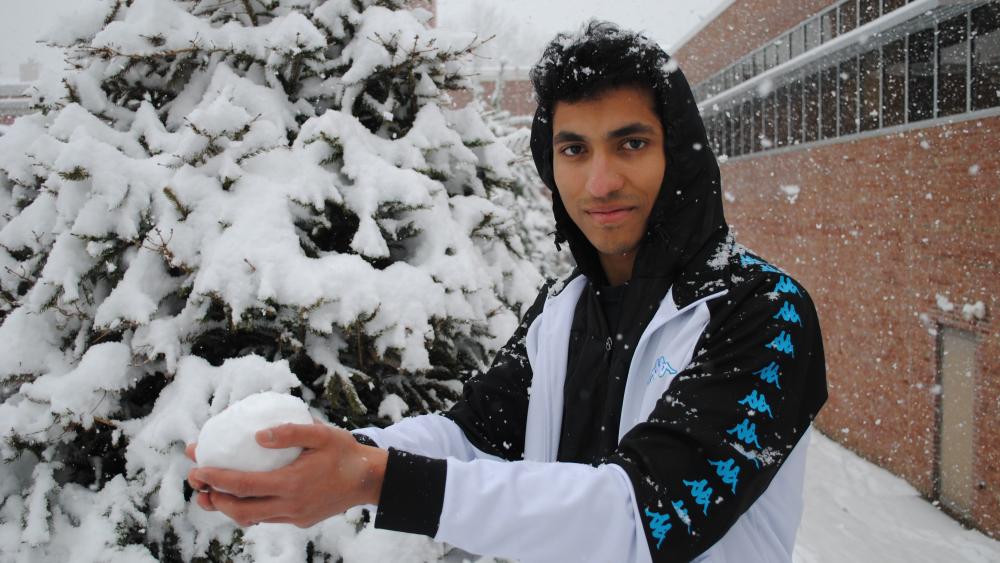 Far from Home: Erie's first snowfall leaves lasting impression on ...