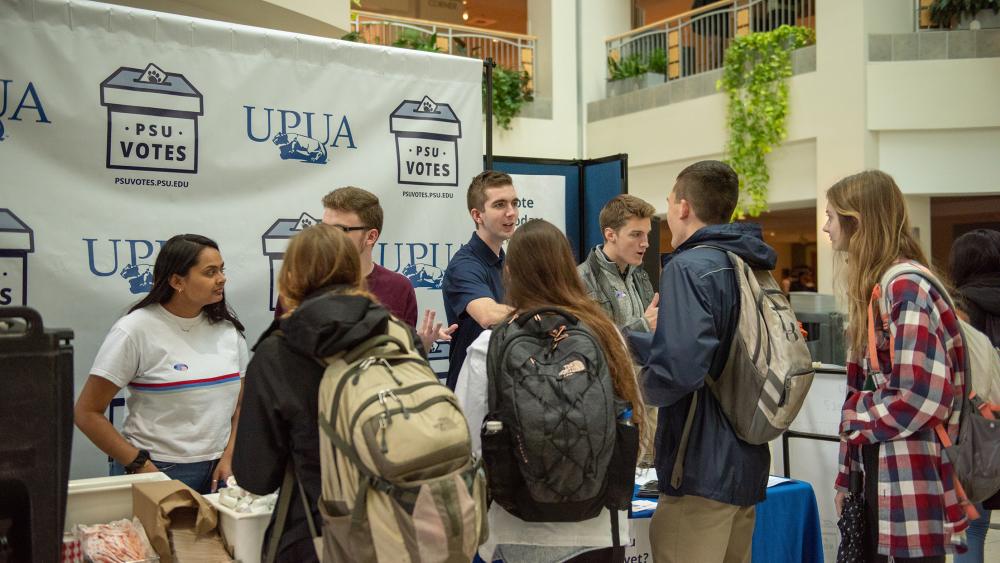 Students are encouraged to register to vote during PSU Votes Week ...