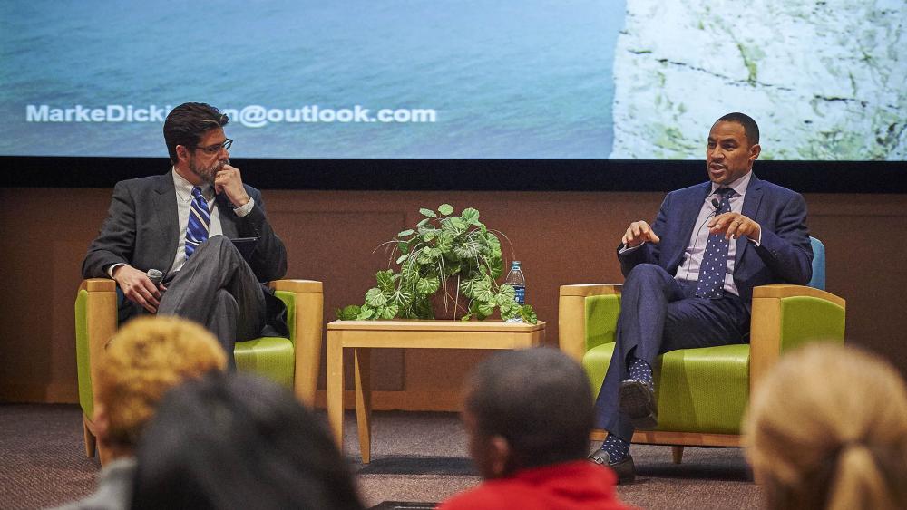 Dickinson delivers advice and shares insights during Luchinsky Memorial ...