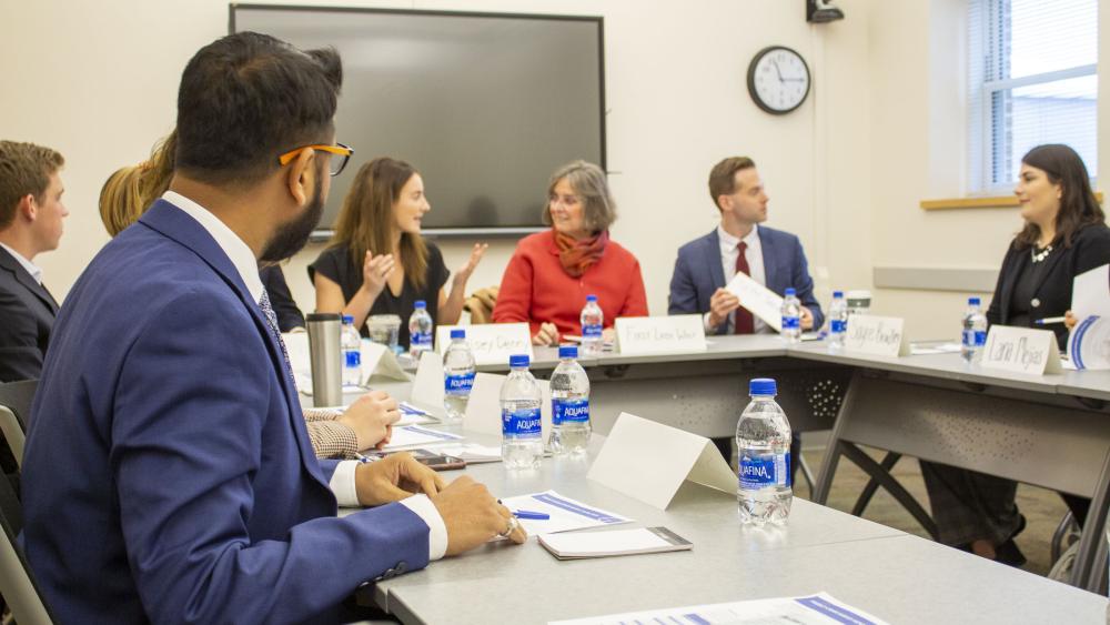 Pa. First Lady Frances Wolf visits Lion's Pantry, holds roundtable with ...