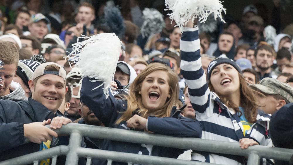 Football student section records another sellout | Penn State University