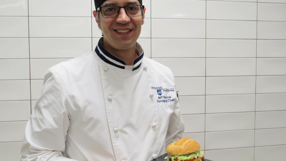 Penn State Chef Jeff Varcoe competes in 'Best Blended Burger ...
