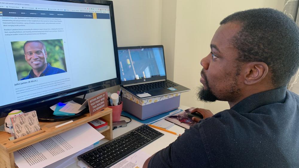 Journalism grad returns home to NYC to cover nation’s biggest news ...