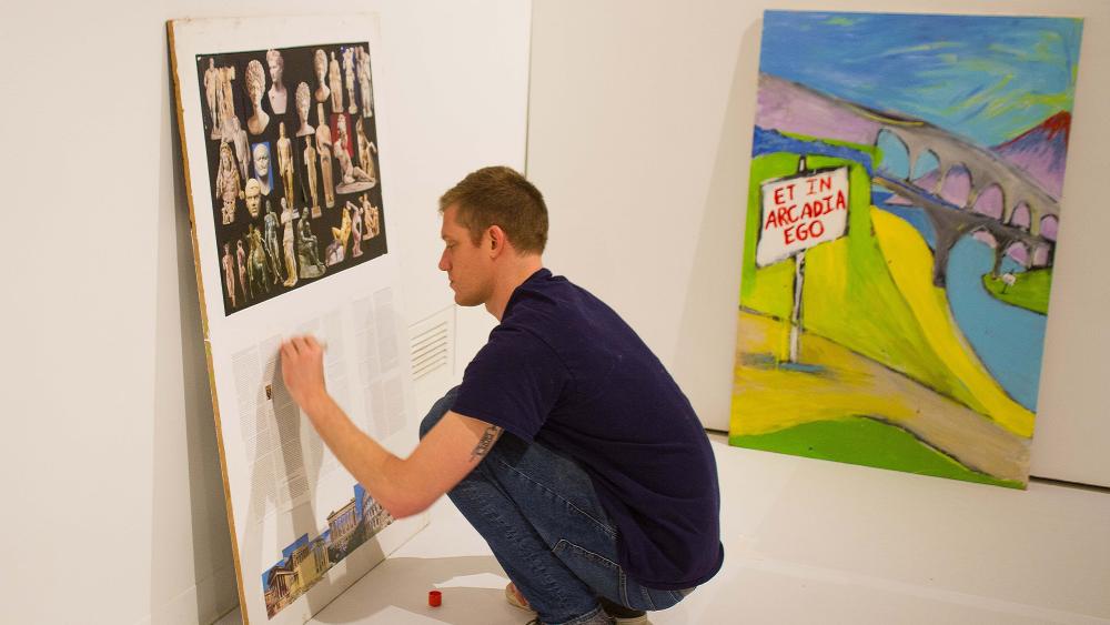 Curating and Creating: Aaron Ziolkowski addresses art history in Zoller ...