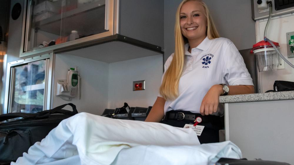 EMT student Sophie Campbell helps keeps Penn State safe while balancing ...