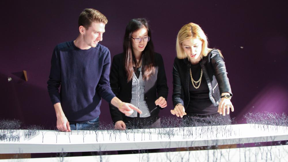 Landscape architecture students pair age-old methods with technology ...
