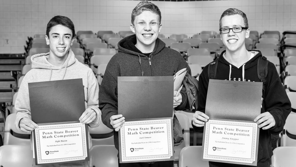 Beaver Math Competition ends well for Moon High School | Penn State ...