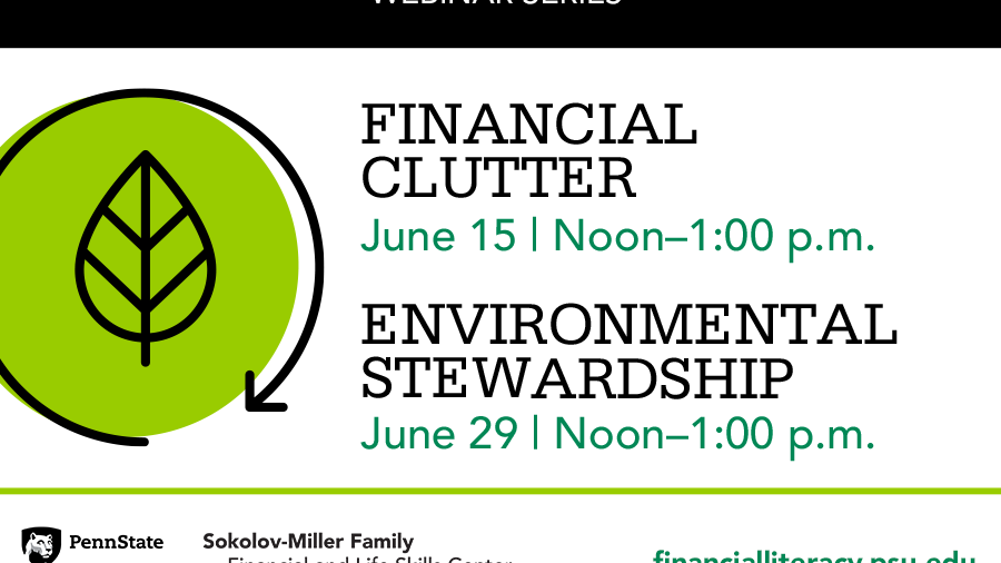 Financial literacy webinars scheduled for June 15 and 29 | Penn State ...