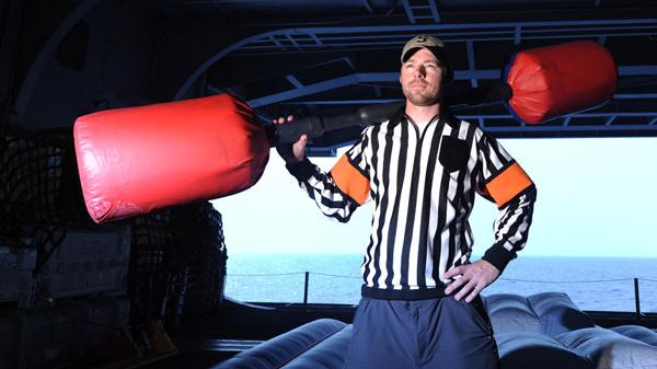 More than a ‘Fun Boss,' alumnus builds morale on aircraft carrier ...