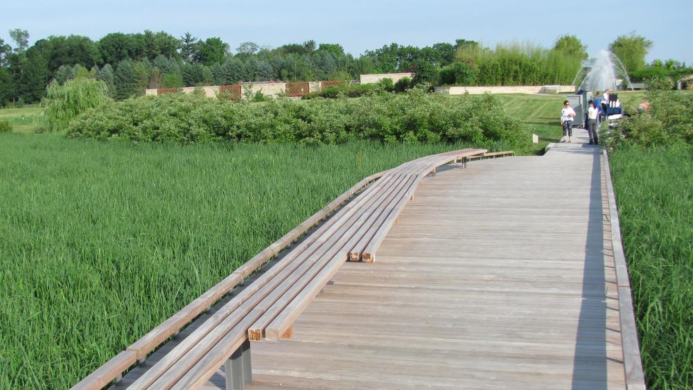 Marsh Meadow Boardwalk, 2010 class gift, dedicated at the Arboretum ...