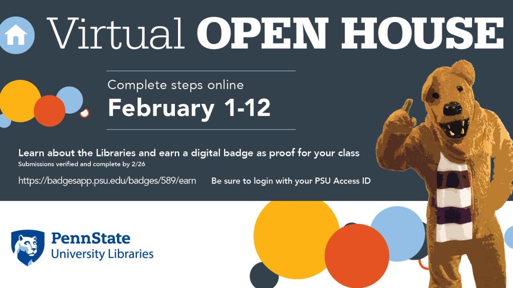 University Libraries Open House to take place virtually Feb. 1-12 ...