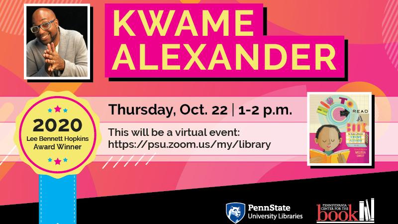 Kwame Alexander to receive second Lee Bennett Hopkins Poetry Award Oct ...
