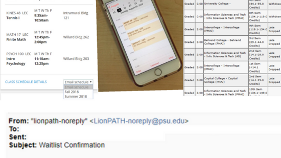 New LionPATH features announced for students and faculty | Penn State ...