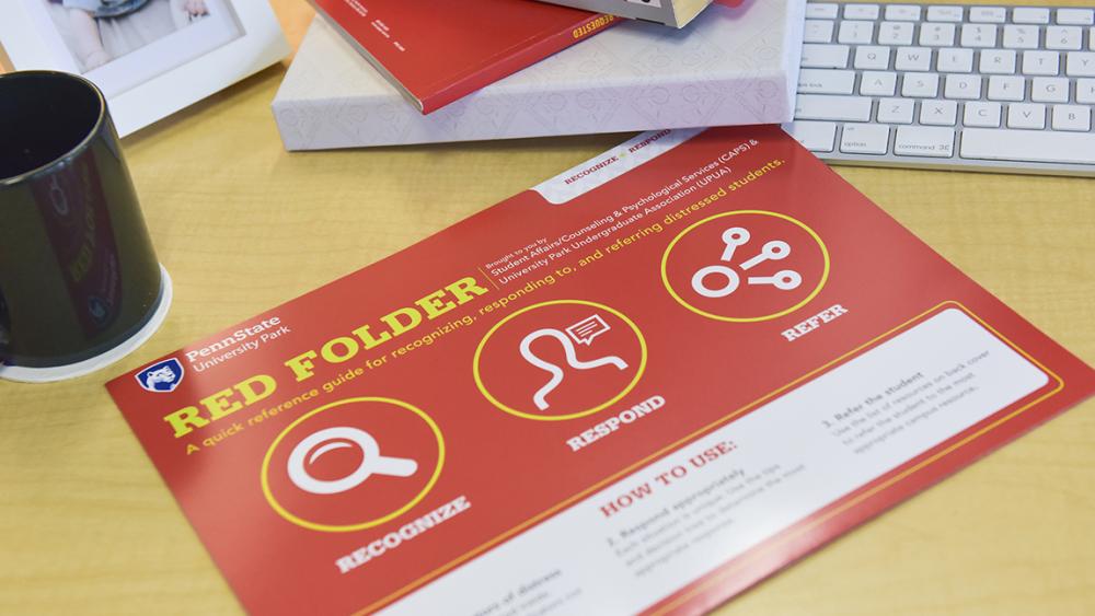New Red Folder initiative to aid faculty, staff in helping distressed ...