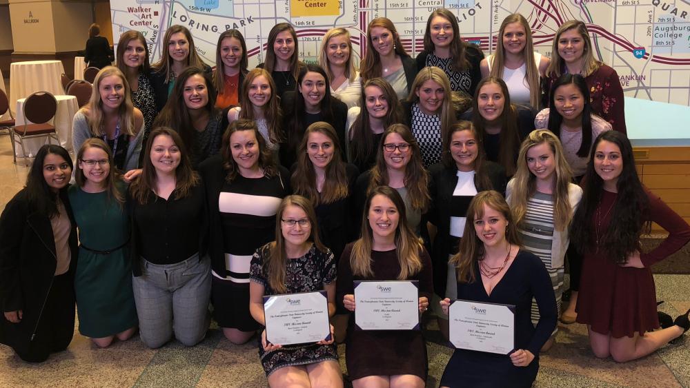 Penn State Society of Women Engineers receives highest collegiate ...