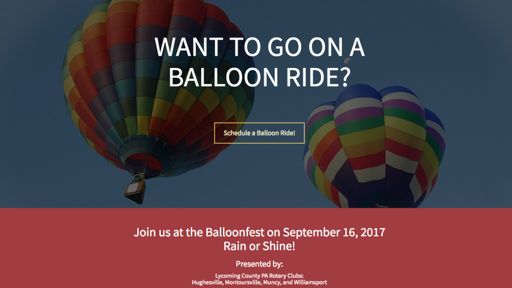 Balloon Festival’s website highlights student’s work | Penn State ...