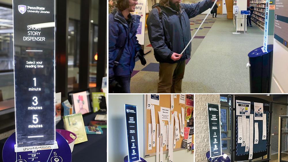 Libraries' new regional short story dispensers double Penn State ...