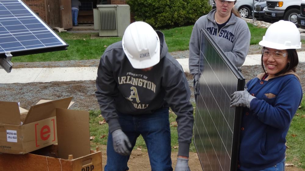 Students help install solar array for OPP vehicles to operate at zero ...