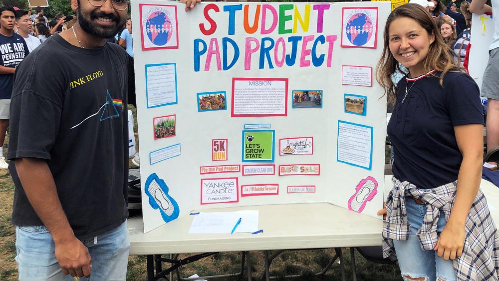 Student Pad Project making a difference for women across the globe ...