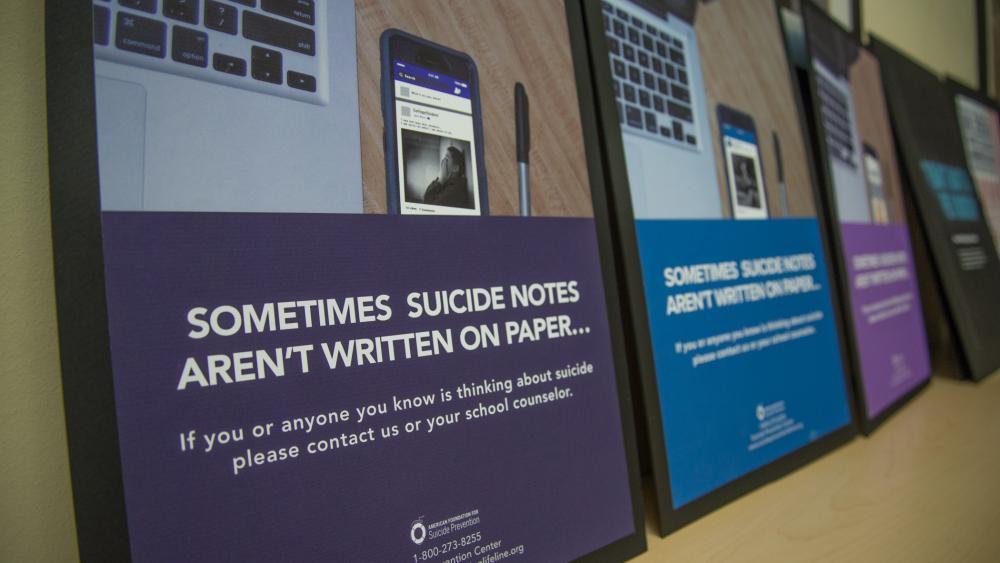 Graphic design students develop suicide awareness posters | Penn State ...