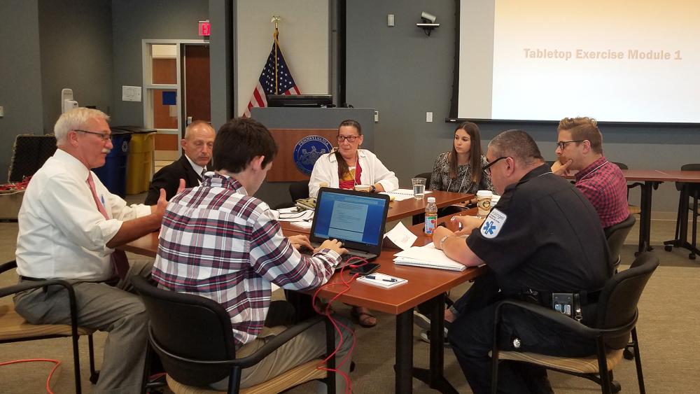 Tabletop exercise addresses comprehensive response to opioid crisis ...