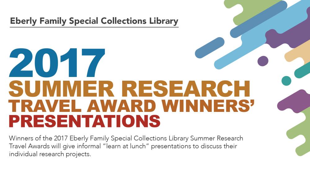 Five scholars selected for 2017 summer research travel awards | Penn ...