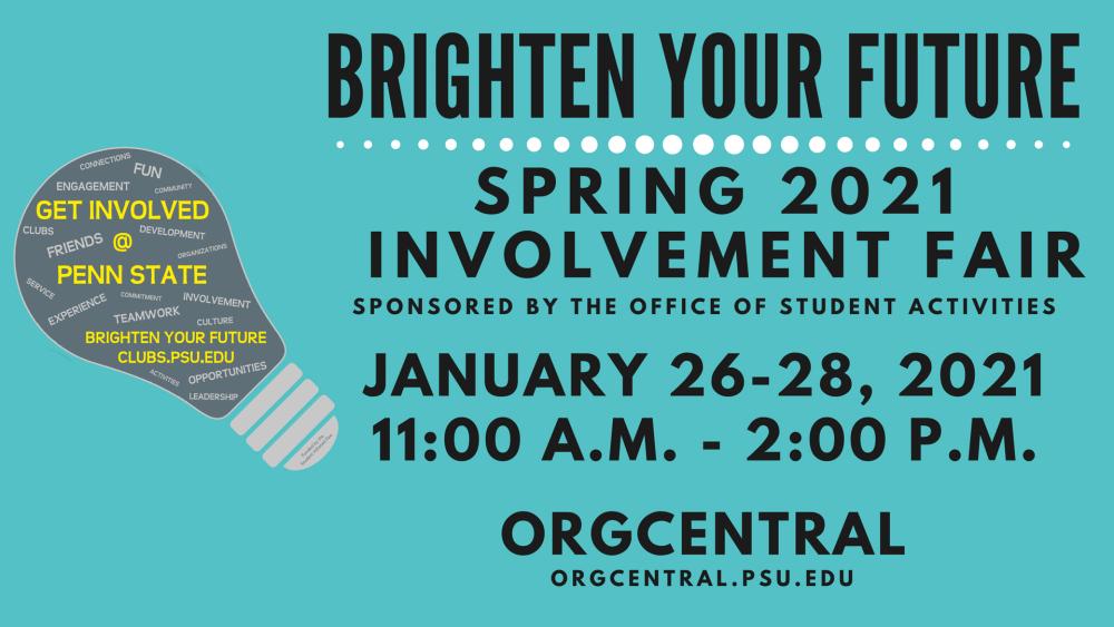 Spring Virtual Student Involvement Fair to take place Jan. 26-28 | Penn ...