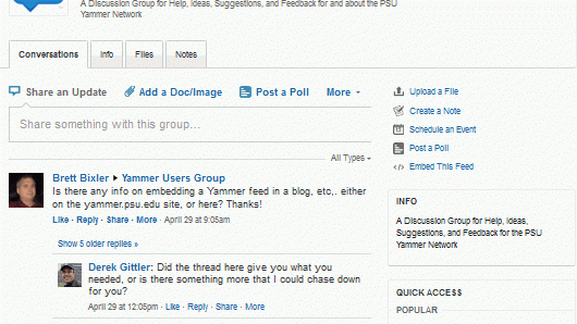 Use of Yammer grows, fostering collaboration in the classroom and ...