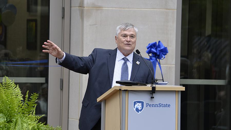 University leaders attend renovated Steidle Building dedication ...