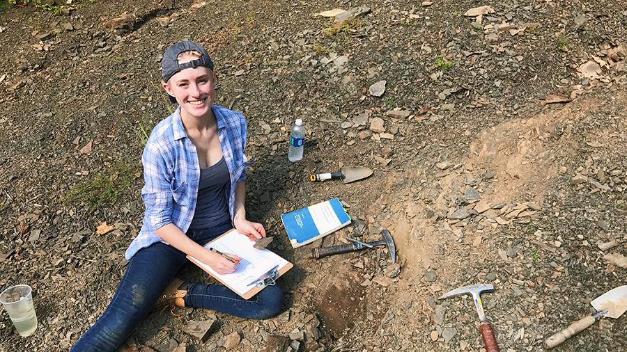 EMS undergraduate uncovers over 300 fossils at local site during summer ...