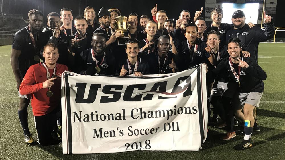 Brandywine crowned USCAA Men's Soccer National Champion | Penn State ...