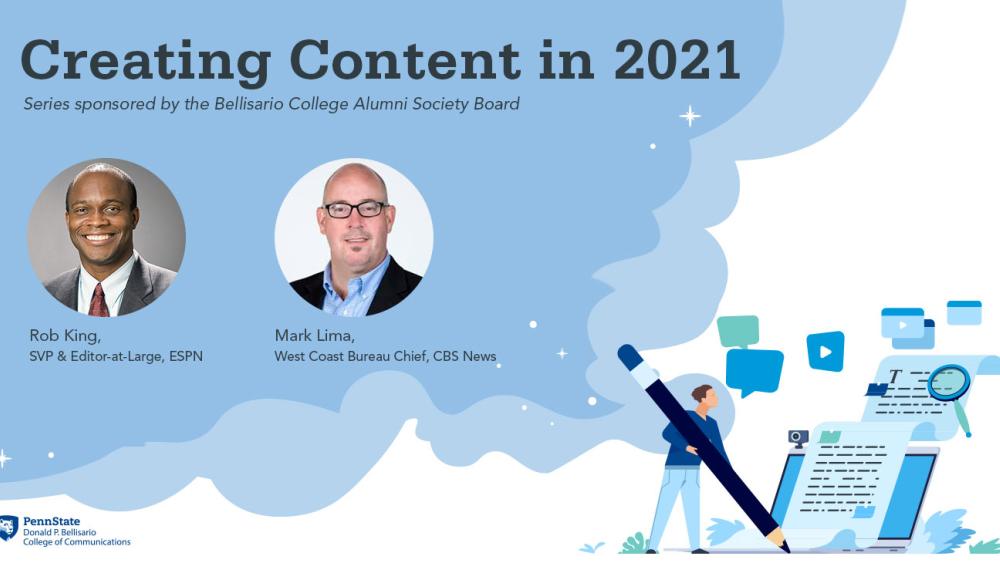 Creating Content in 2021 kicks off Jan. 26 with alumni from CBS News ...