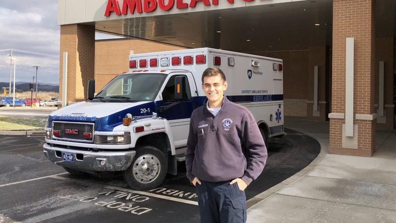 EMT and engineer: How one Penn State student made it work | Penn State University