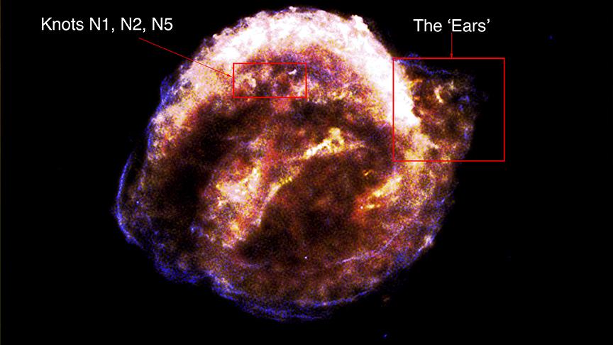 Debris from stellar explosion not slowed after 400 years | Penn State ...