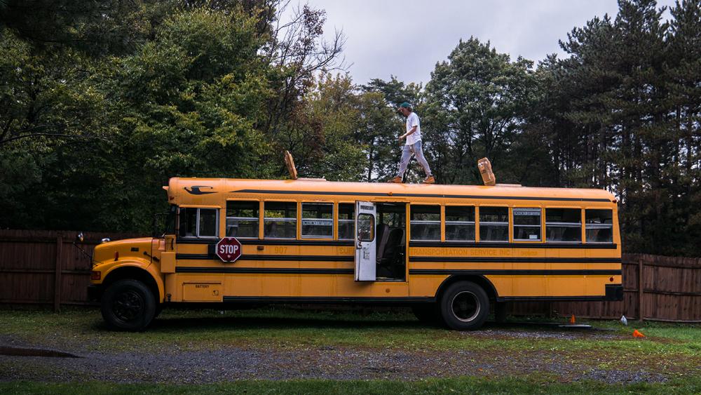 Bus-to-tiny home transformation part of student's career-development ...