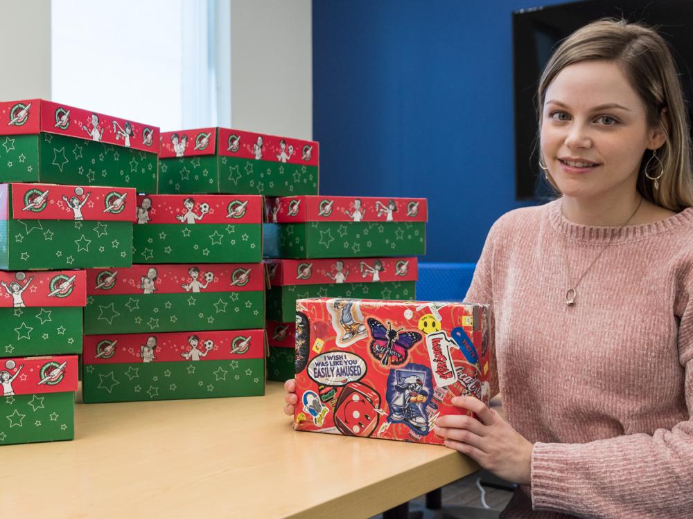 Childhood memory inspires student to plan Operation Holiday Shoebox on ...