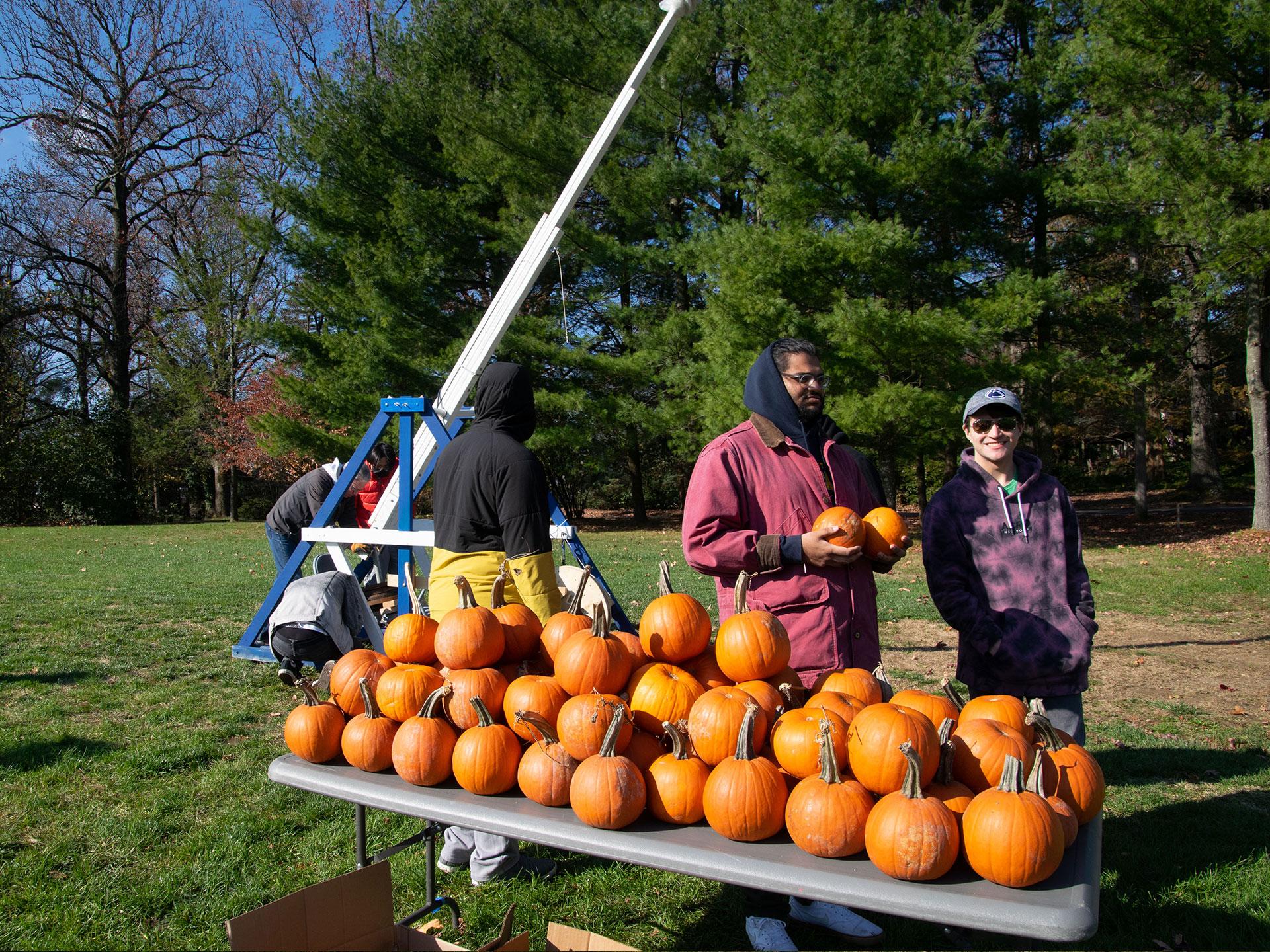 pumpkin trebuchet