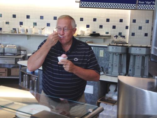 Creamery serves up new flavor in honor of volleyball coach Russ Rose ...